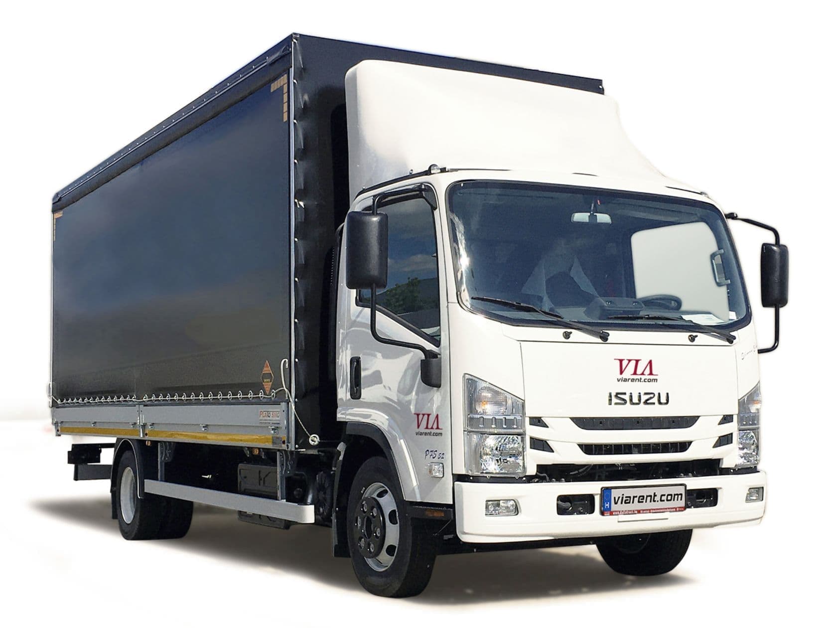 Teherautó bérlés 3.5t–7.5t, ponyvás opciókkal | VIARENT